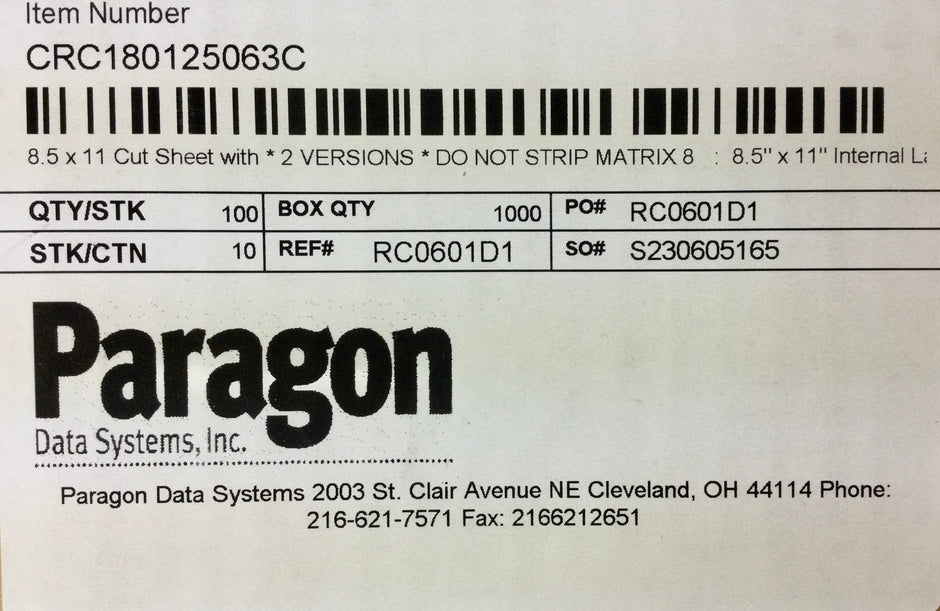 Products – Paragon Data Systems, Inc.